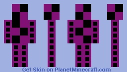 Untextured block Skin Minecraft Skin