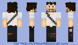 Rick Grimes - Season 3 Minecraft Skin