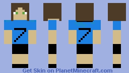 soccer girl Minecraft Skin