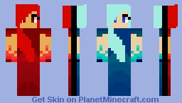 Elemental Twins Minecraft Skin