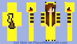 Pikachu girl! Minecraft Skin