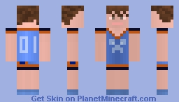 Arnold in a Jersey Minecraft Skin
