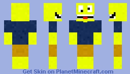 Lemon Man Minecraft Skin
