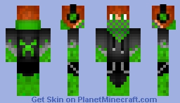 Fire Gamer Minecraft Skin