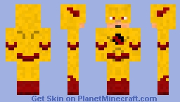 Reverse flash Minecraft Skin