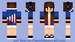 Dj girl Minecraft Skin