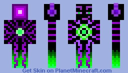 Purple Neonplex Minecraft Skin