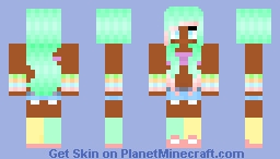 σ ᴗ σ̑) Kandi Raver Minecraft Skin
