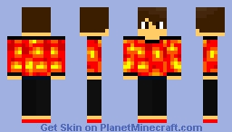 LAVA BOY Minecraft Skin