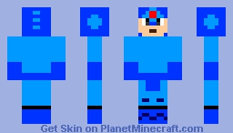 Megaman (simple!) Minecraft Skin