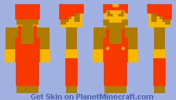 NES Mario Minecraft Skin