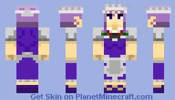 [Touhou] Sakuya Izayoi ver.2 (without back ribbon) Minecraft Skin