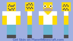 Homer Simpson Minecraft Skin