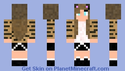 Tiger Girl (Animal Series #2) Minecraft Skin