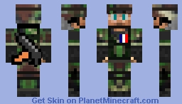 Skin de militaire Minecraft Skin