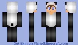 Guy In Panda Suit Minecraft Skin