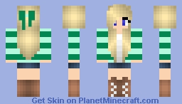 Green Girl Minecraft Skin