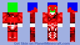 red power Minecraft Skin