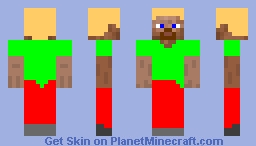 Crazy-steve Minecraft Skin