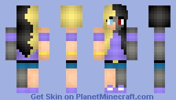 robot girl Minecraft Skin