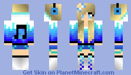 music girl Minecraft Skin