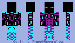 Shirtless ender beast? idfk Minecraft Skin