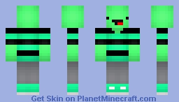 Casual Green Slime Minecraft Skin