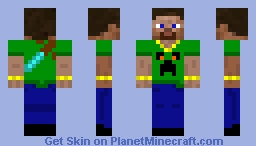 Official Steve Skin of 2015 Minecraft Skin