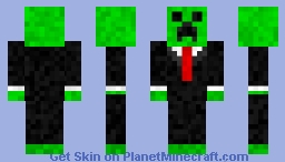 Fancy Creeper Minecraft Skin