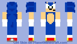 sonic Minecraft Skin