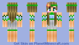 Flora Girl Minecraft Skin