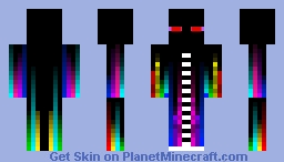 Rainbow legs Minecraft Skin