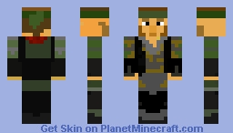 Snake Metal Gear Solid Minecraft Skin