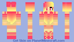 Sunset Girl Minecraft Skin