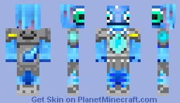 FishMan - Blue Minecraft Skin