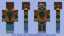 Alien Chaser Soldier Minecraft Skin