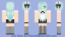 Anime Girl (Textured) Minecraft Skin