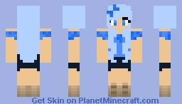 Blue Girl Skin Minecraft Skin