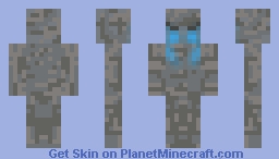 Crying Stone Golem Minecraft Skin