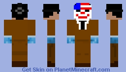 [PAYDAY 2] Dallas Minecraft Skin