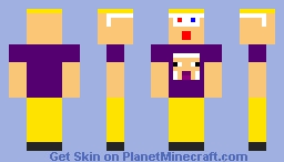 crazy guy Minecraft Skin