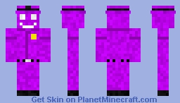Purple Man Minecraft Skin