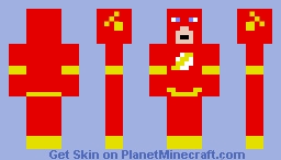 The Flash {Barry Allen} Minecraft Skin