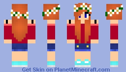 Flower Girl Minecraft Skin