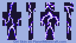 Lightning Elemental Minecraft Skin