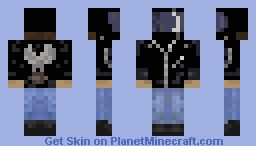 Motorcycle Rider Minecraft Skin