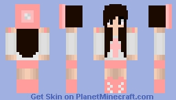 Pink Goth Girl Minecraft Skin