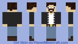 night out look 80s Minecraft Skin