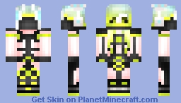 Virus Girl Minecraft Skin