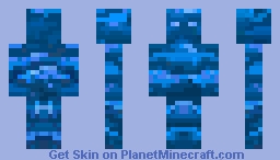 Water Elemental Minecraft Skin